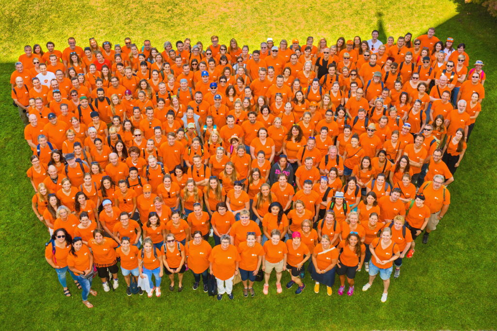 GSK OrangeDay Corporate Volunteering für Team-und Brand-Building